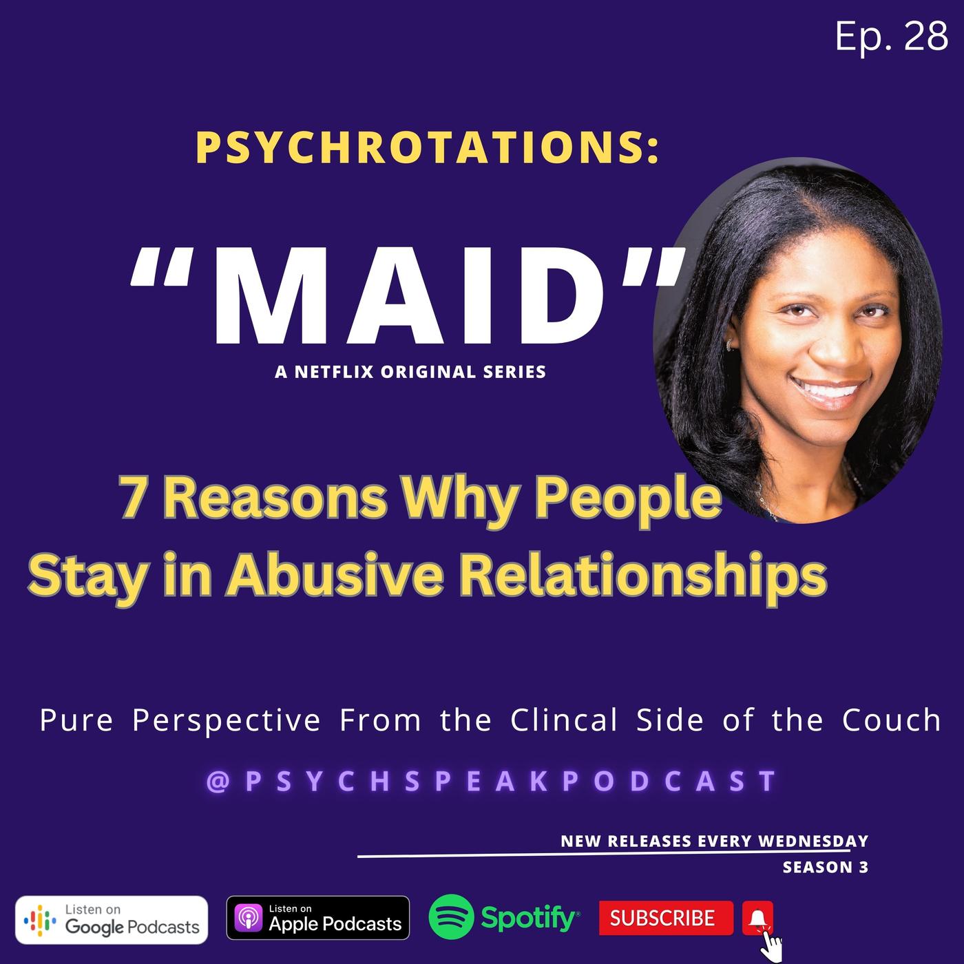 7 Reasons Why People Stay in an Abusive Relationship | PsychRotations ...