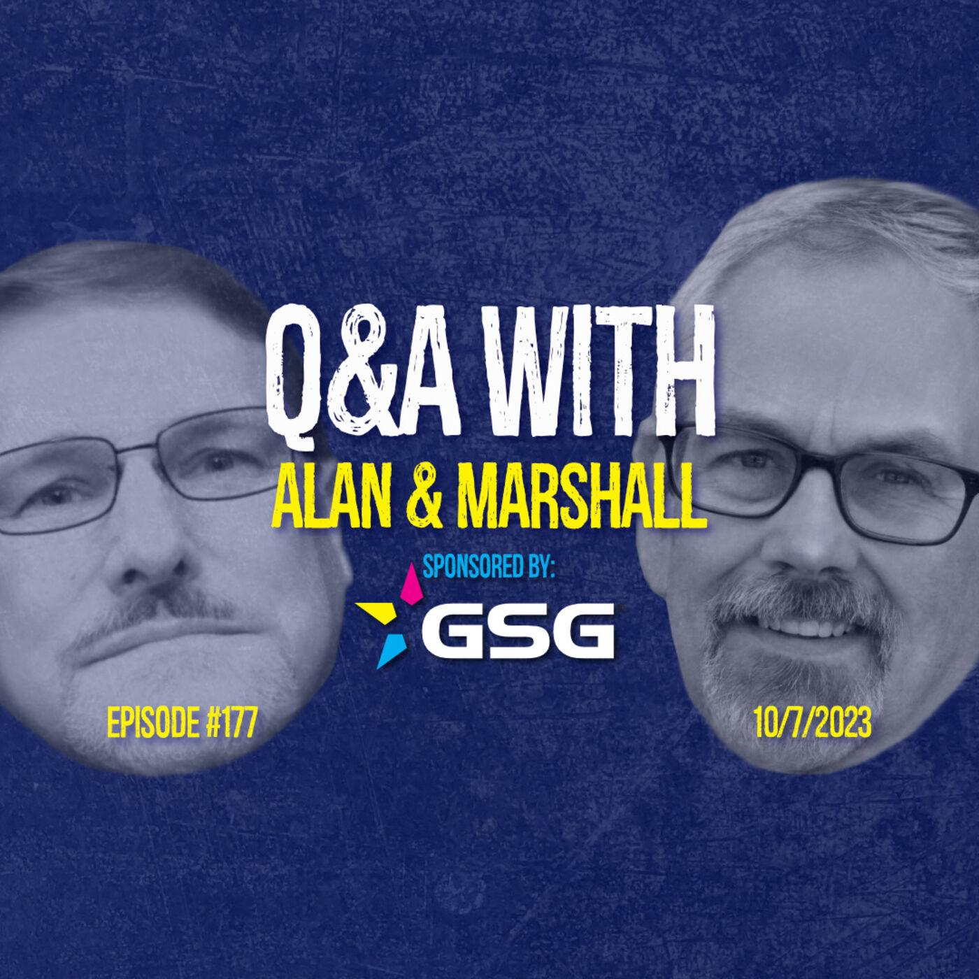 Q&A With Alan & Marshall - Ep 186 - with Guest Host Marcia Derryberry ...