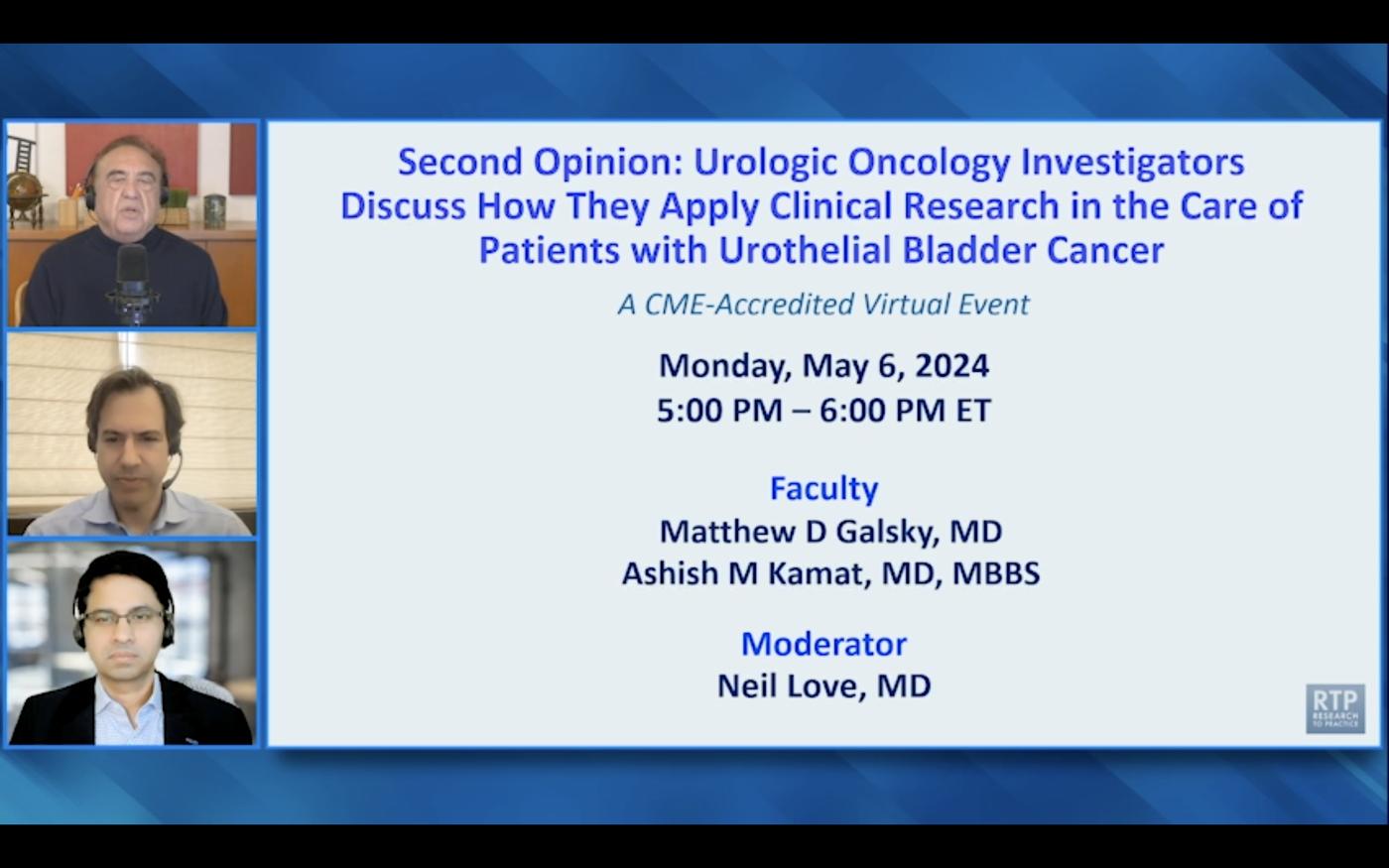 Urothelial Bladder Cancer | Second Opinion: Urologic Oncology ...