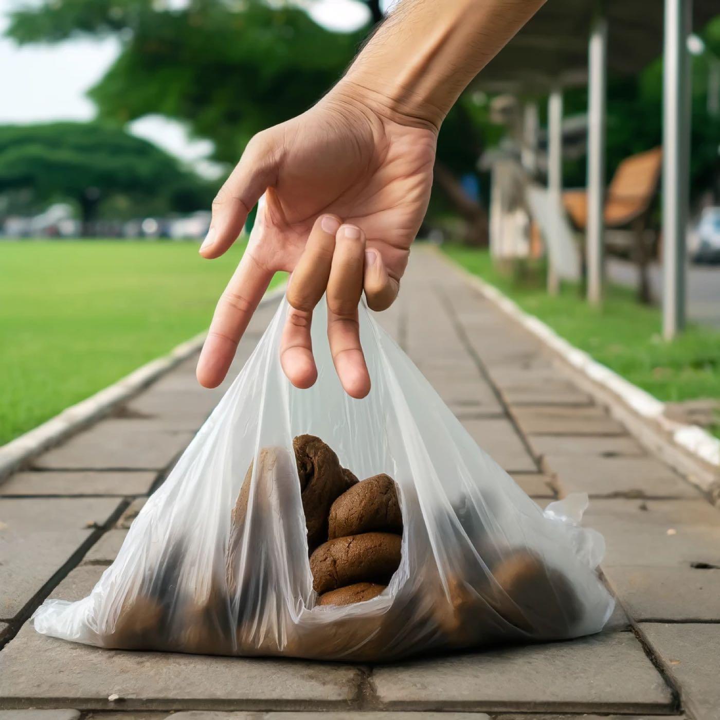 629. Picking Up Dog Poop Using a Composable Bag - Risky or Not ...