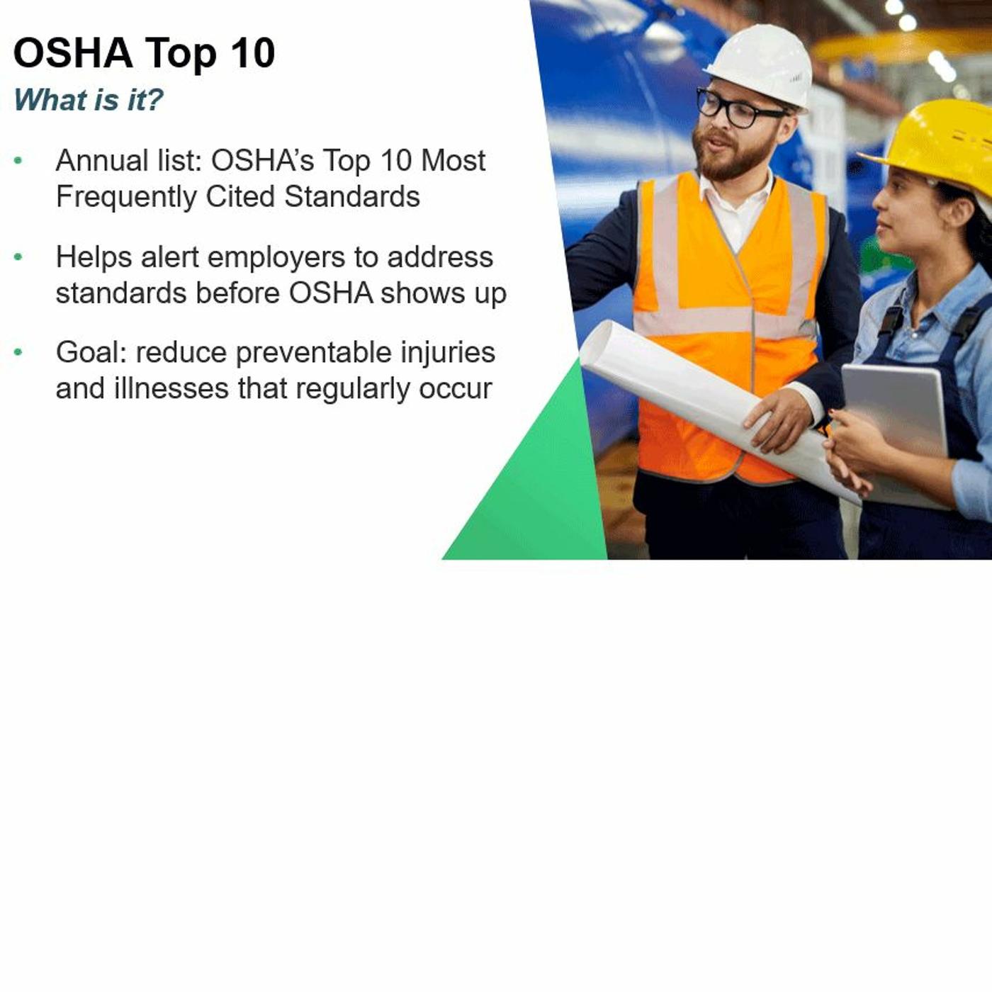 How to Avoid OSHA Top 10 Violations - Safety+Health magazine (podcast ...