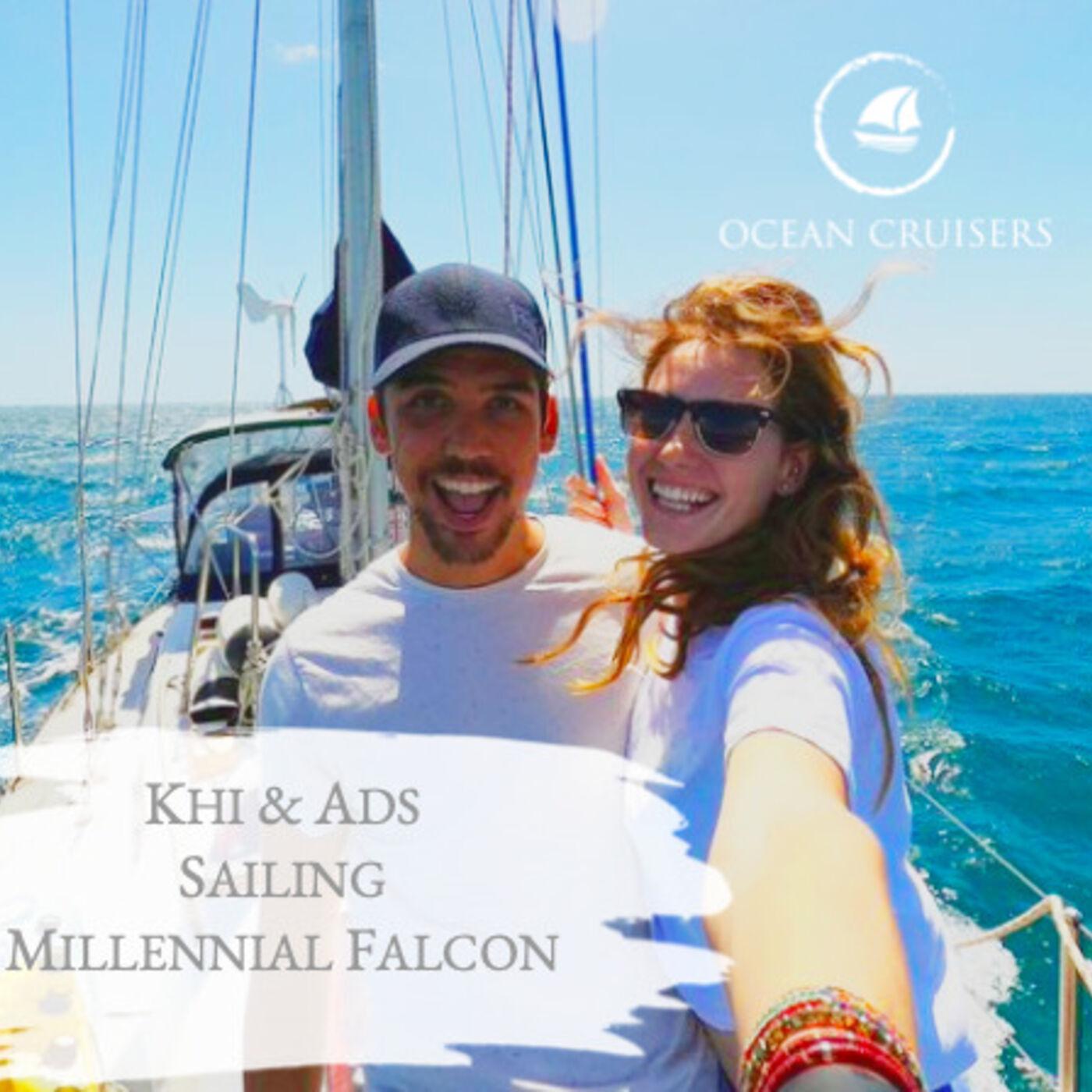 Khiara & Adam, Sailing Millennial Falcon - Sailing - The Ocean Cruisers Podcast - Chat 17 ...