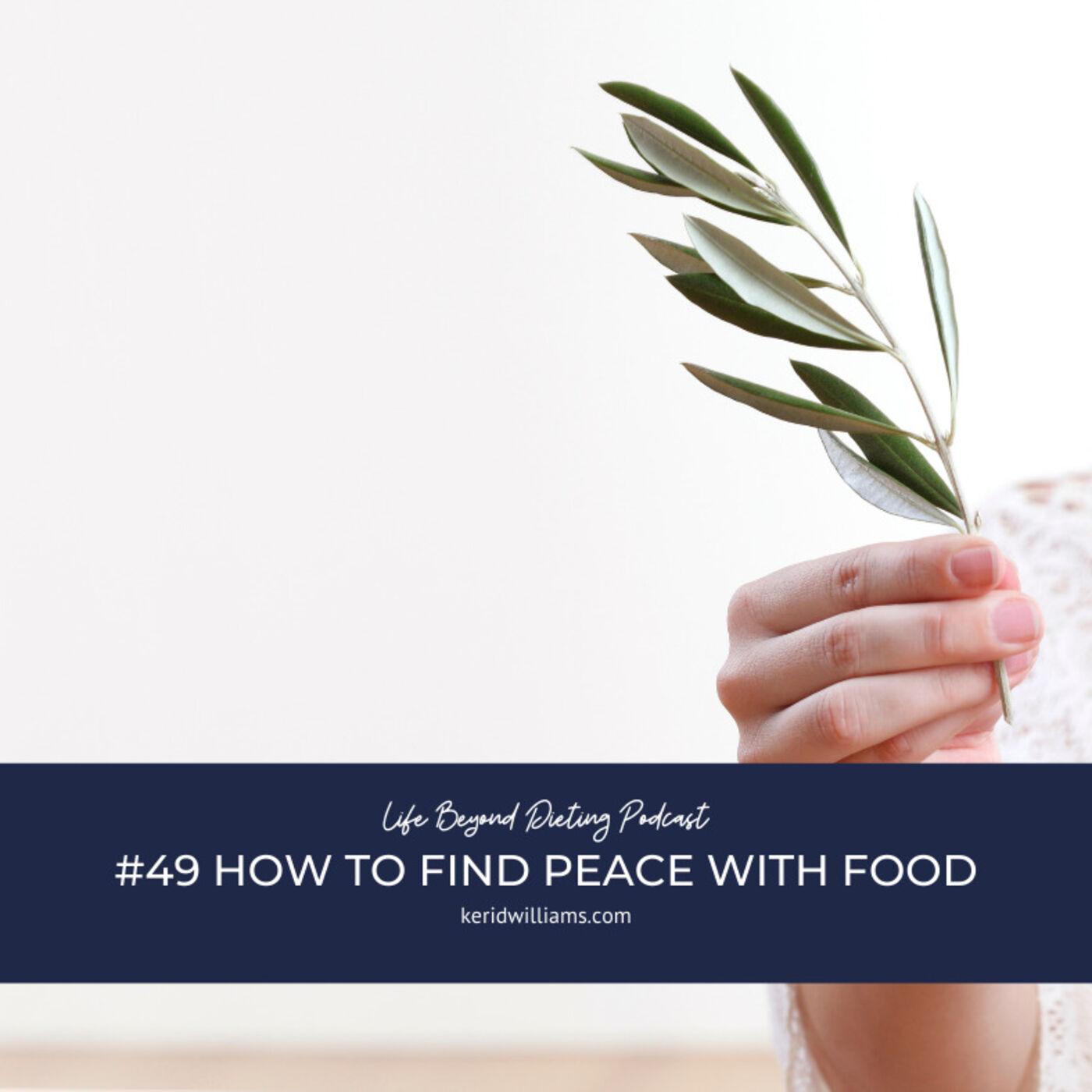 #49 How to find peace around food - Heal Your Money Blocks Podcast with ...