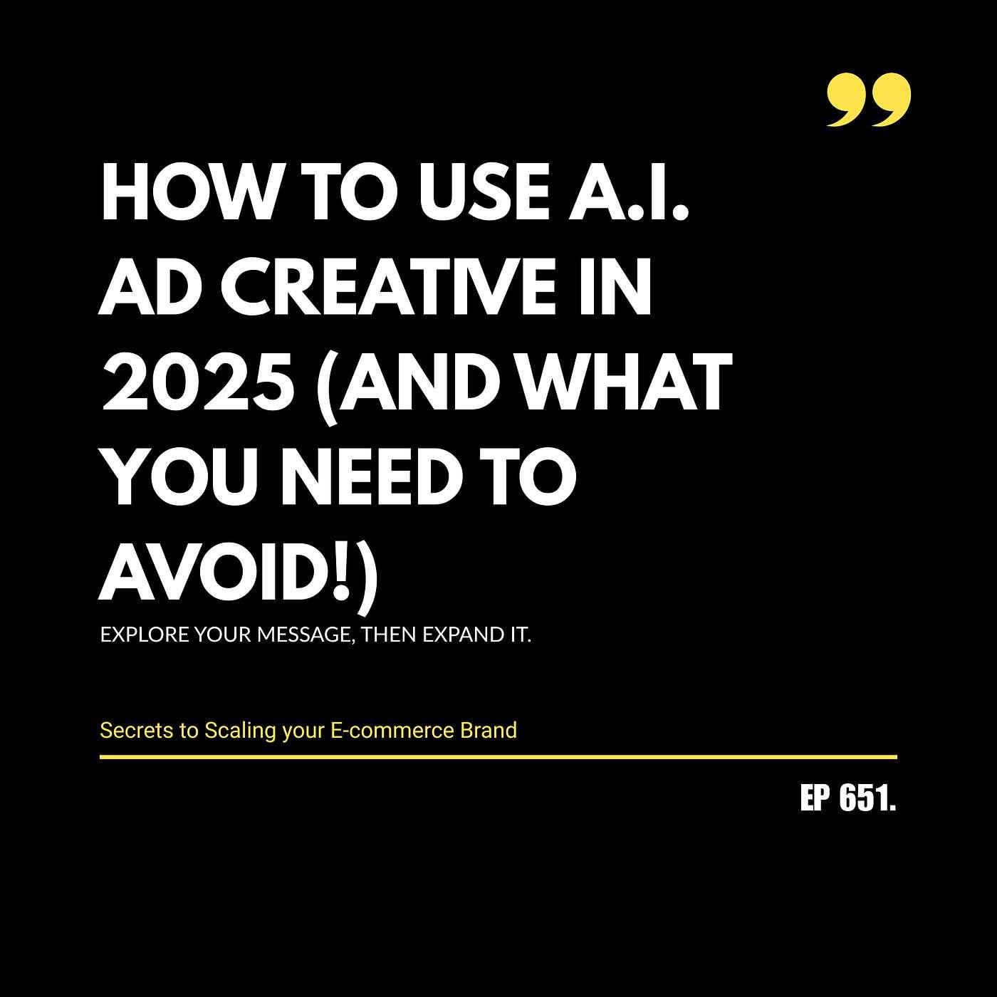How To Use A.I. Ad Creative in 2025 (And What You NEED To Avoid ...