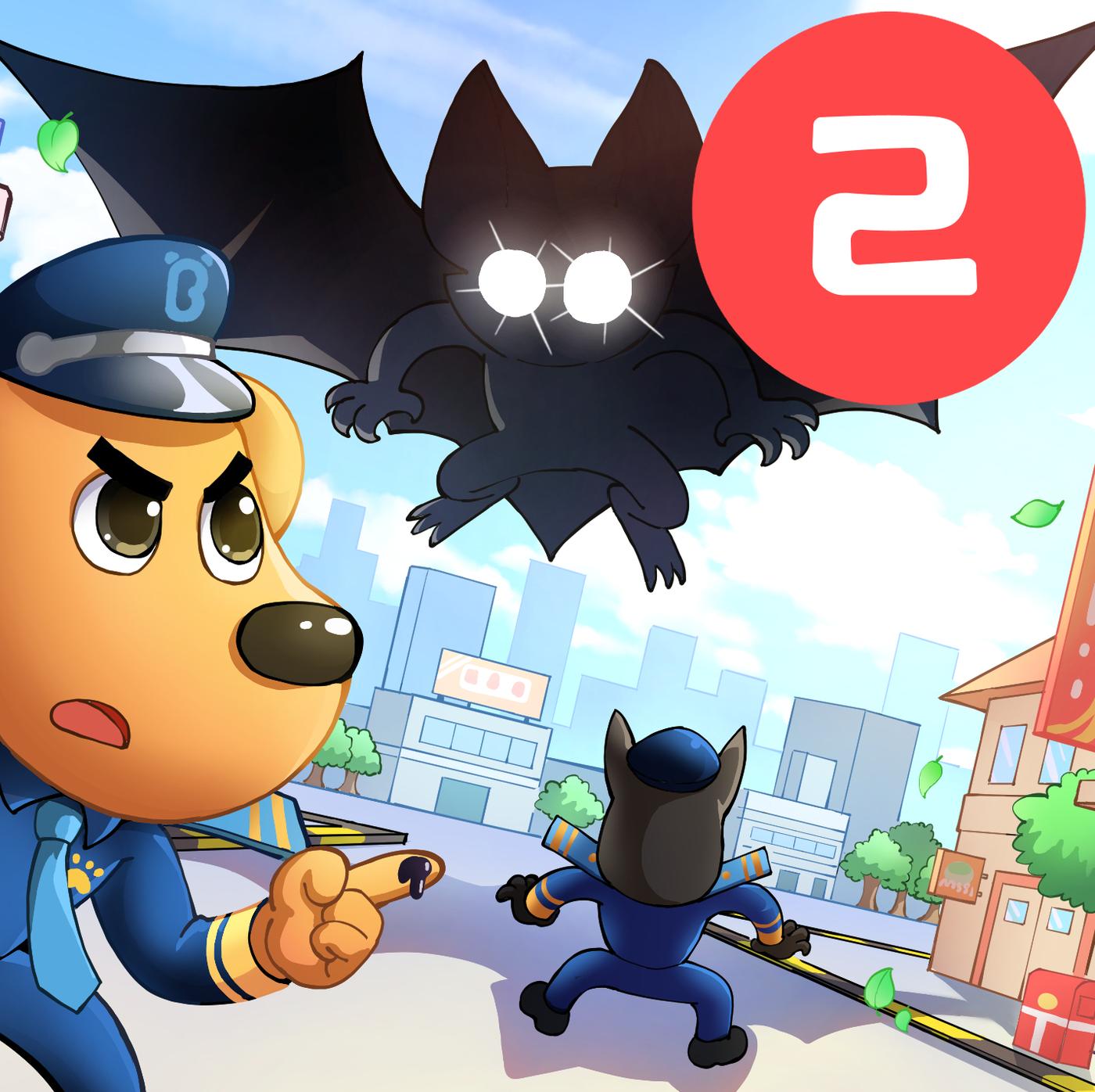 The Big Bat Monster(P2)丨Safety Sheriff Labrador👮 - Sheriff Labrador ...