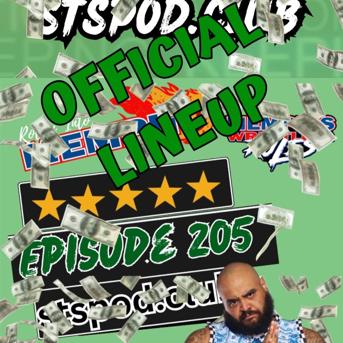 OFFICIAL LINEUP Memphis Wrestling, Episode 205 - Shooting the Shiznit ...