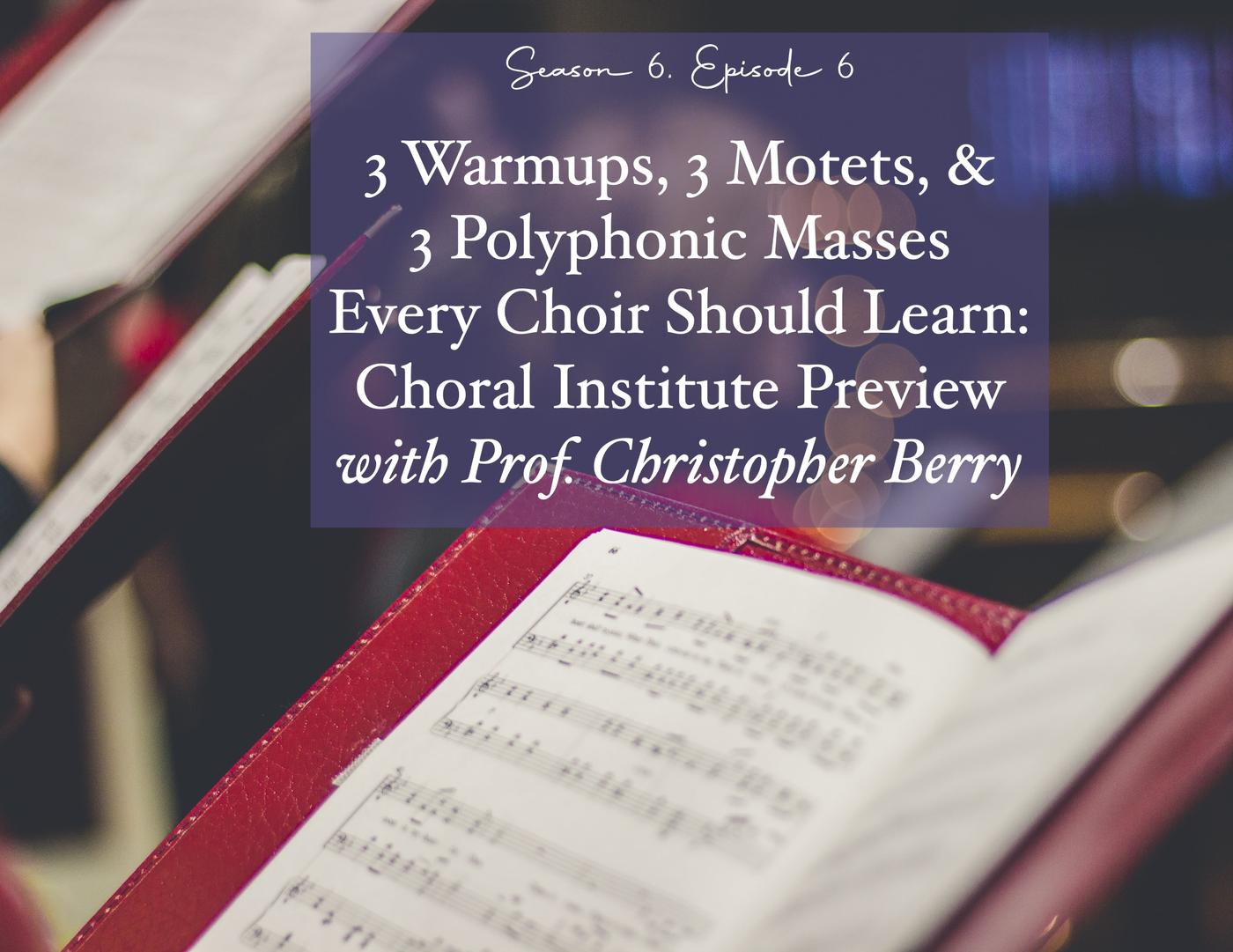 SE05 EP10 - Teaching Gregorian Chant to Young People: The Canticle ...