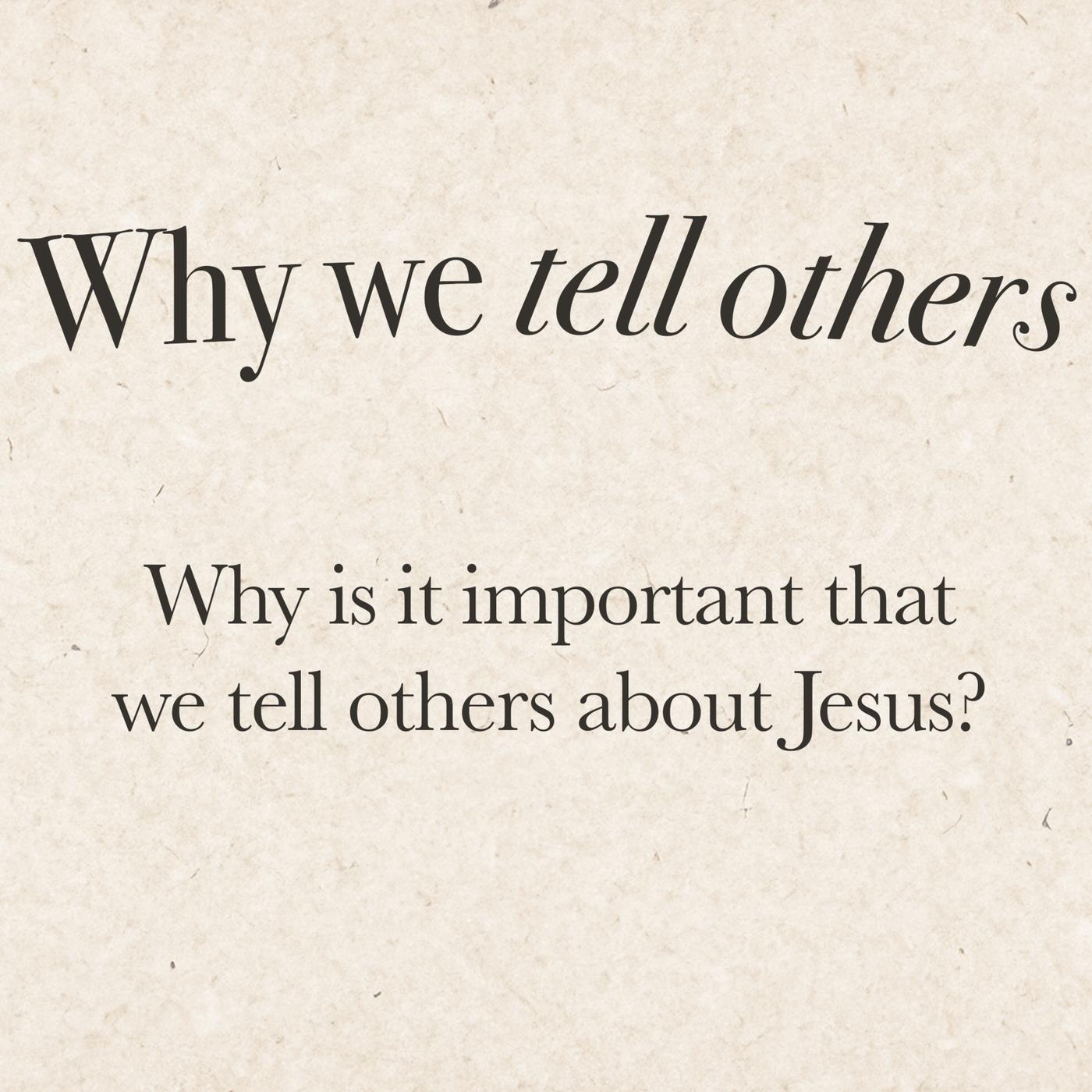 Why we church: Why we tell others - Dan O'Hara - St Boniface Whipton ...