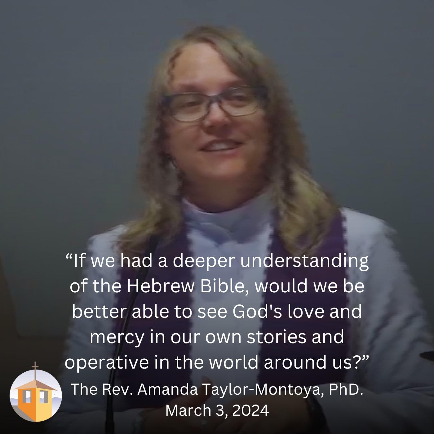 Snakes and Evangelism- The Rev. Amanda Taylor-Montoya, PhD. | Listen Notes