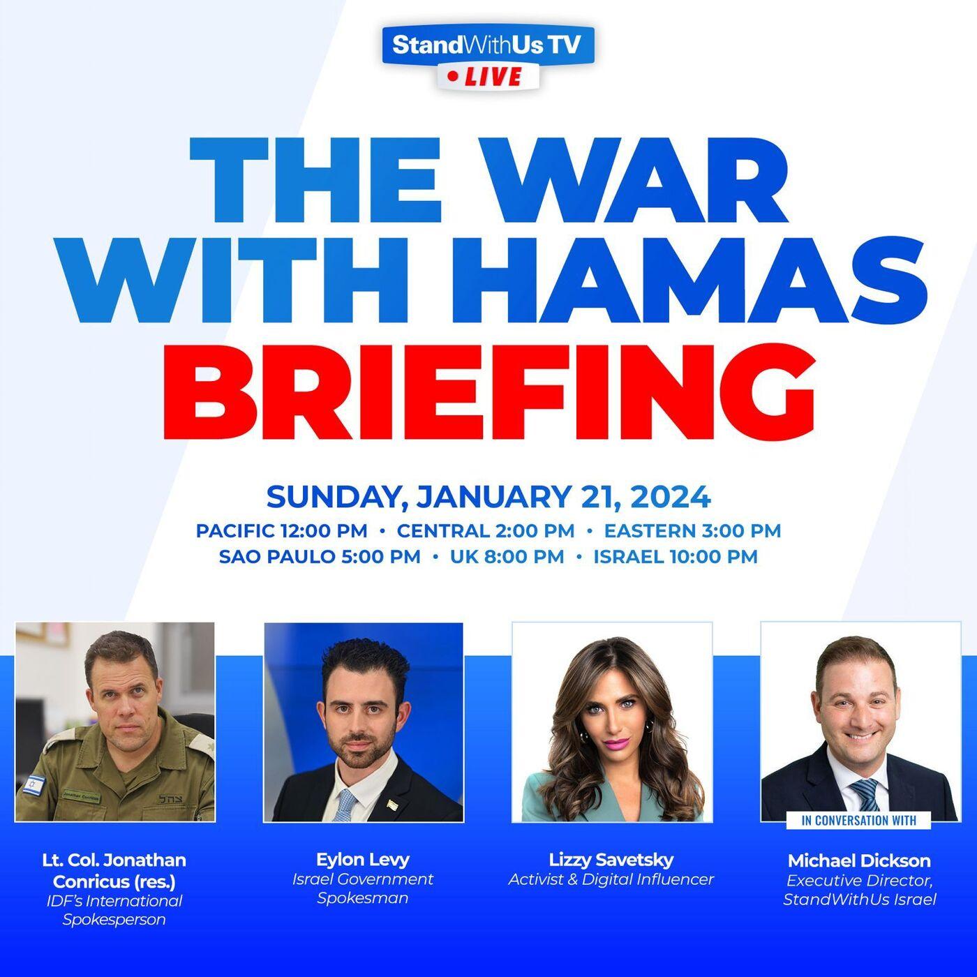 Lizzy Savetsky, Eylon Levy - The October 7th War - StandWithUs Podcast ...