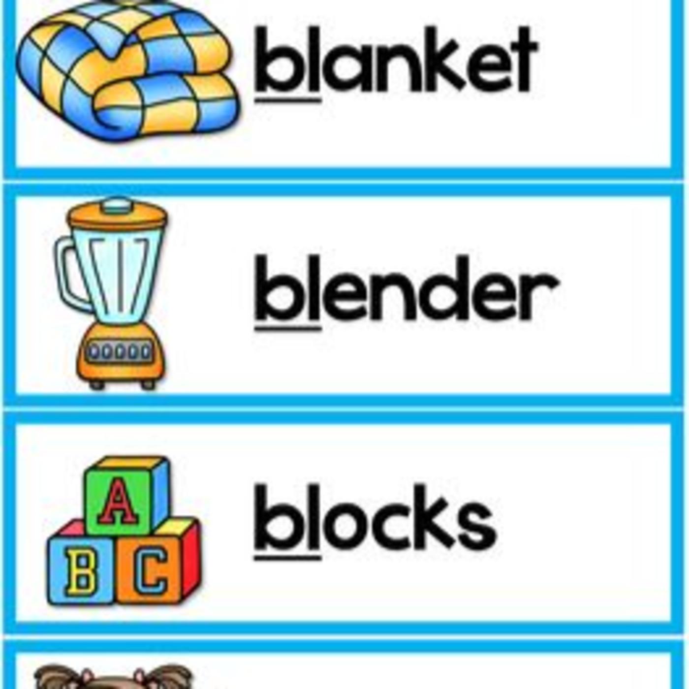 Let's Learn about the "Bl" Sound! - Story Time with Avant-garde Books ...