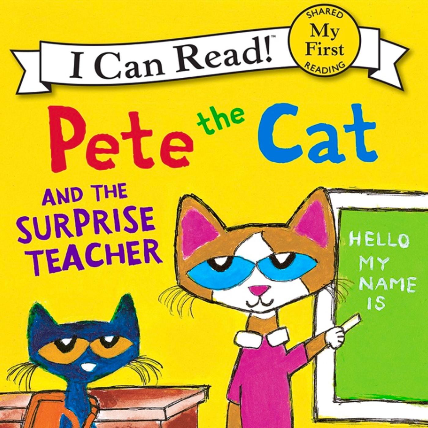 👩‍🏫 Pete the Cat and the Surprise Teacher 👩‍🏫 Stories for Kids Read ...