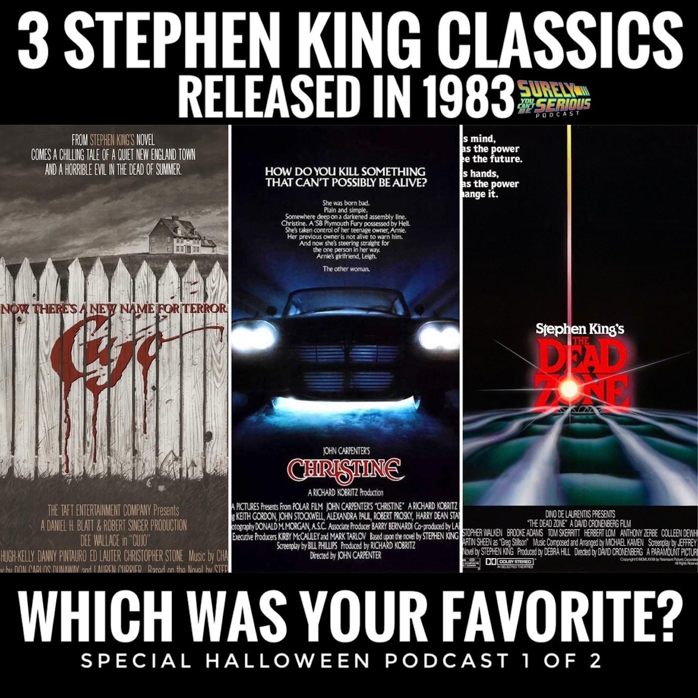 Cujo (1983) vs. Christine (1983) vs. The Dead Zone (1983): Part 1 ...