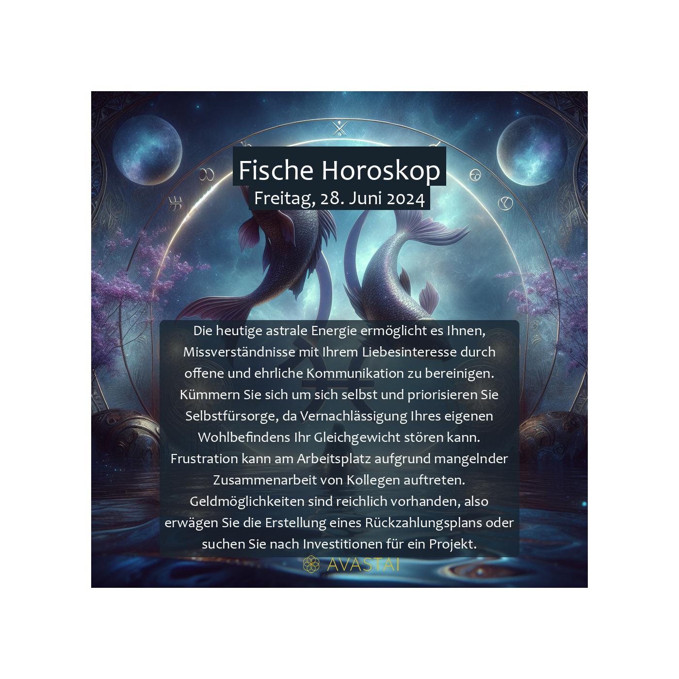 Horoskop Juni 2024 Fische