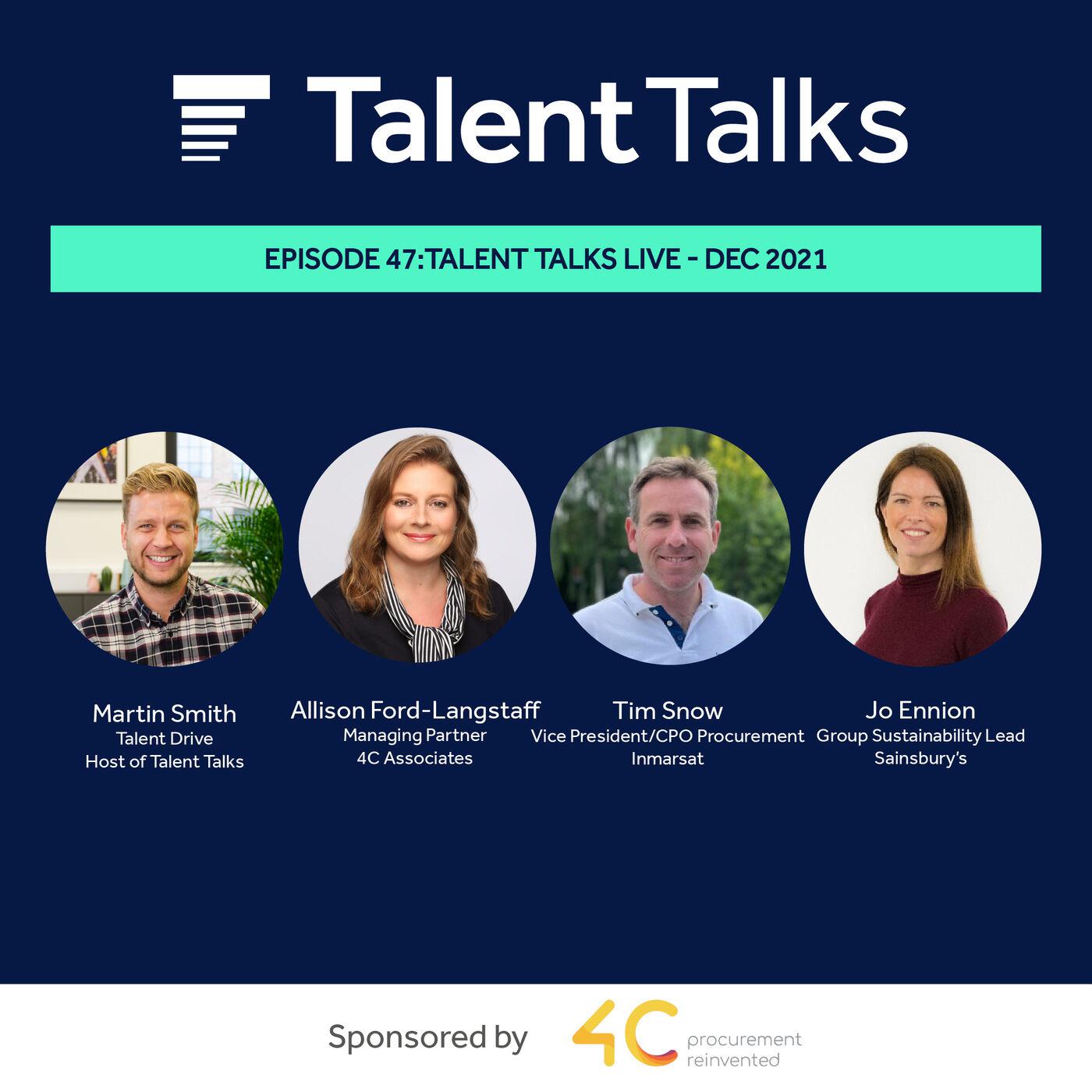 Talent Talks Live: Dec 2021 with 4C Associates’ Allison Ford-Langstaff ...
