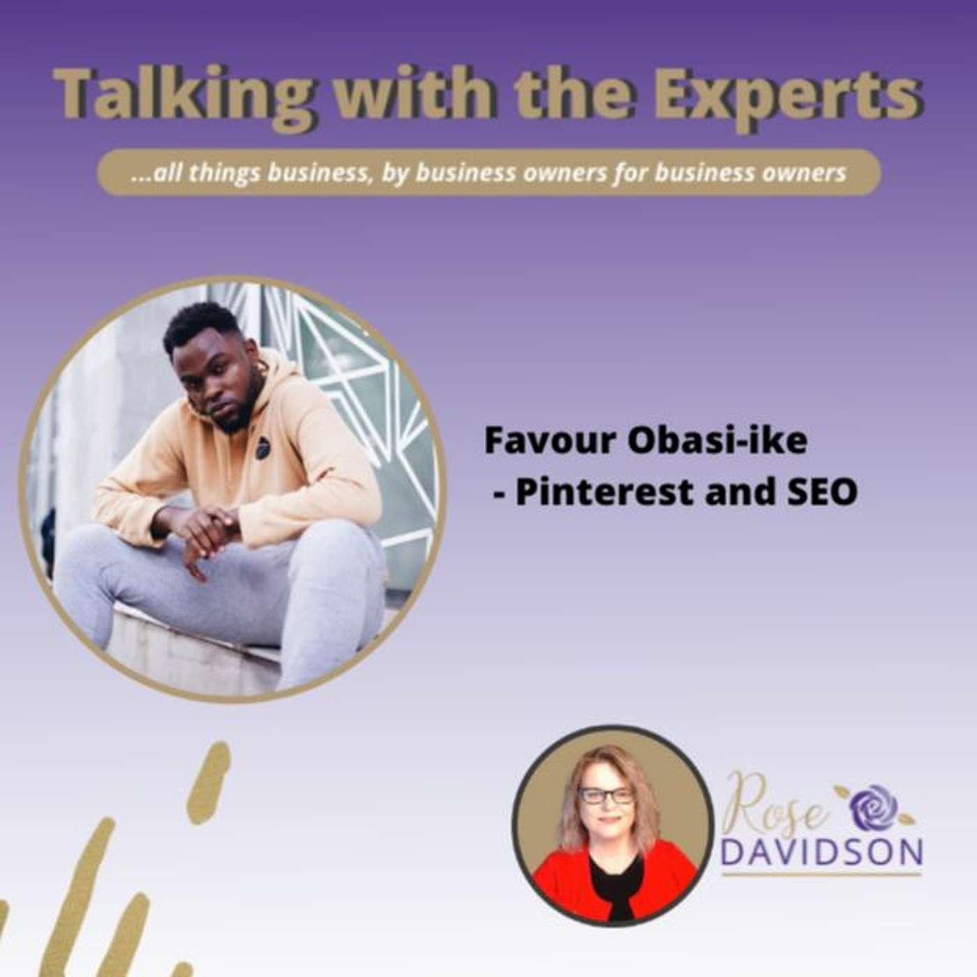 Ep #165 Favour Obasi-ike - Pinterest and SEO - Talking with the Experts ...