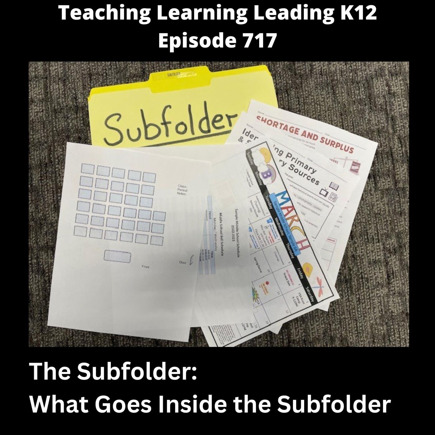 The Subfolder: What Goes Inside the Subfolder - 717 | Listen Notes