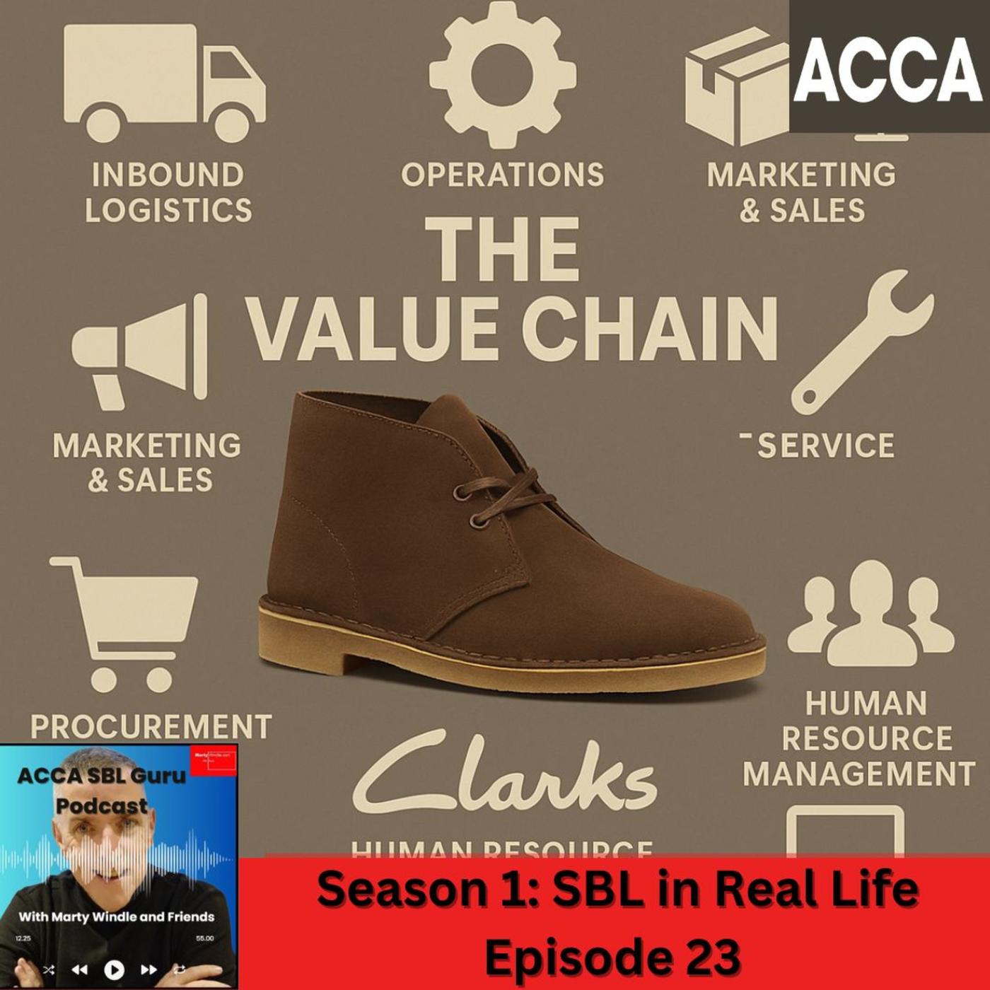 SBL in Real life :Value Chain at Clarks Shoes - The ACCA SBL Guru Podcast with Marty Windle and ...