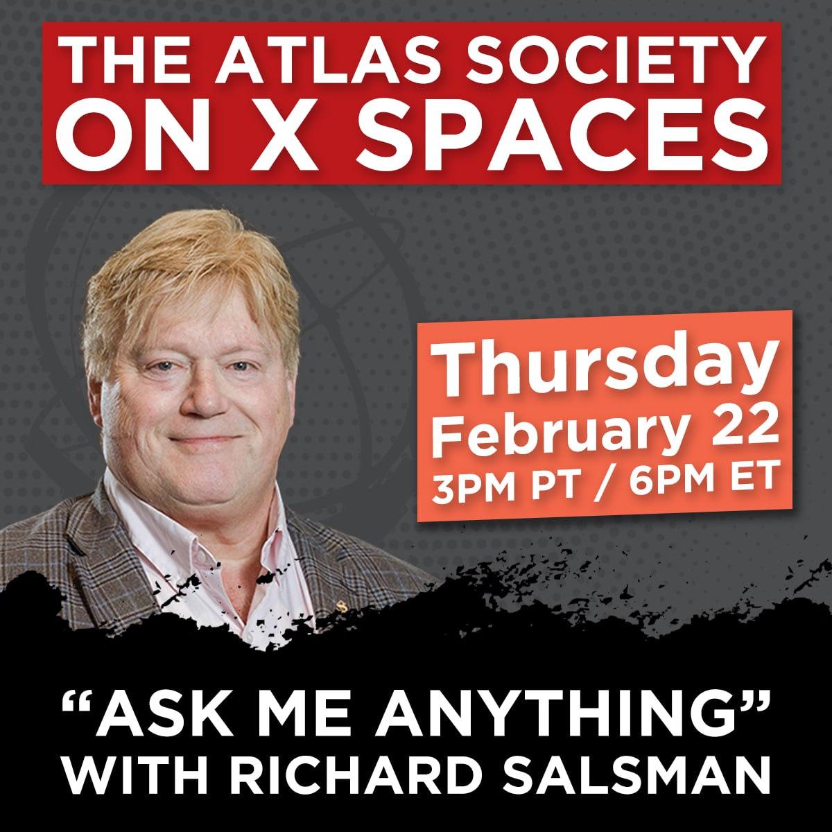 Richard Salsman - Ask Me Anything - September 2023 - The Atlas Society ...