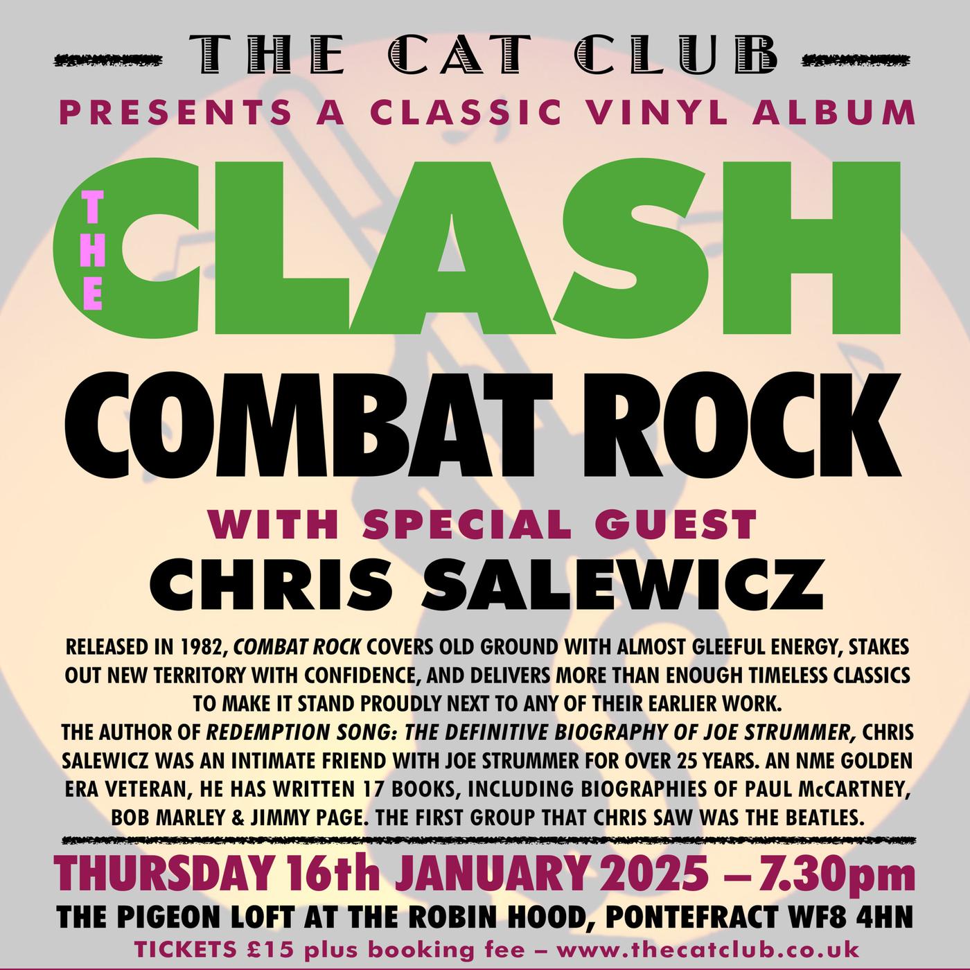 THE CLASH – COMBAT ROCK - The CAT Club (Classic Album Thursdays ...