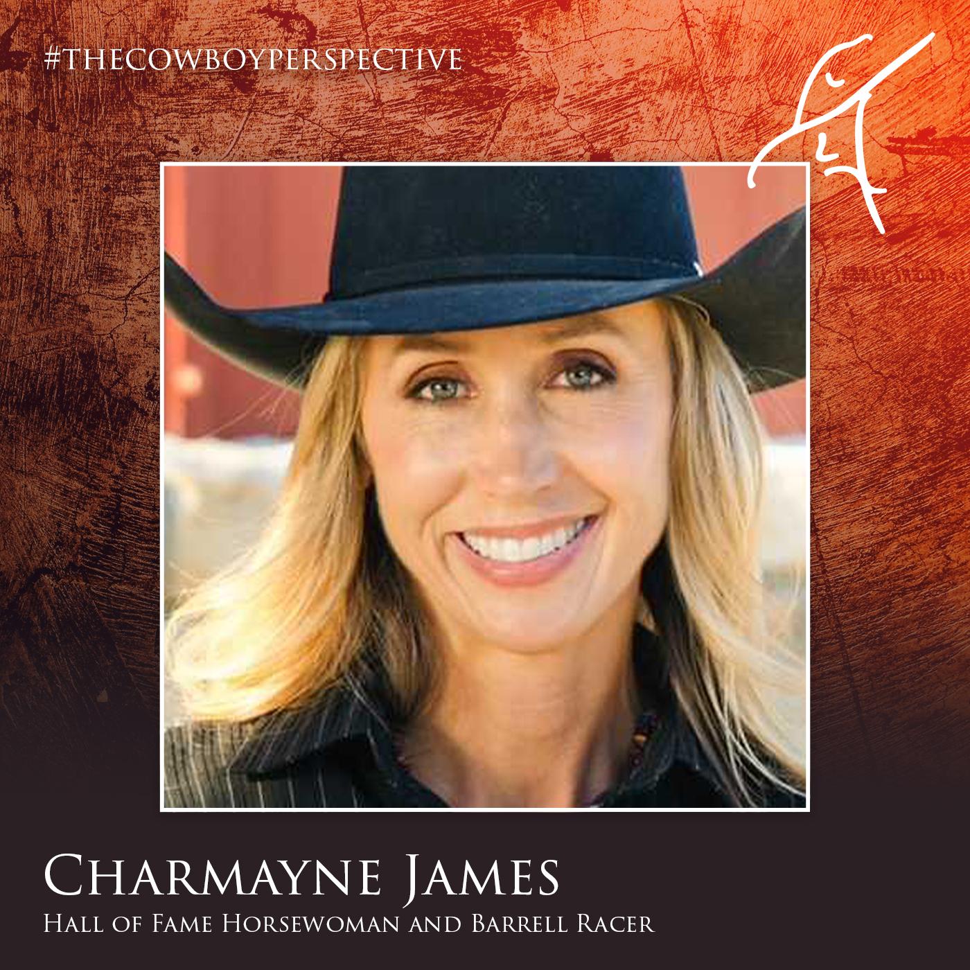 #106 - Charmayne James: Barrel Racer; Trainer; Mom - The Cowboy ...