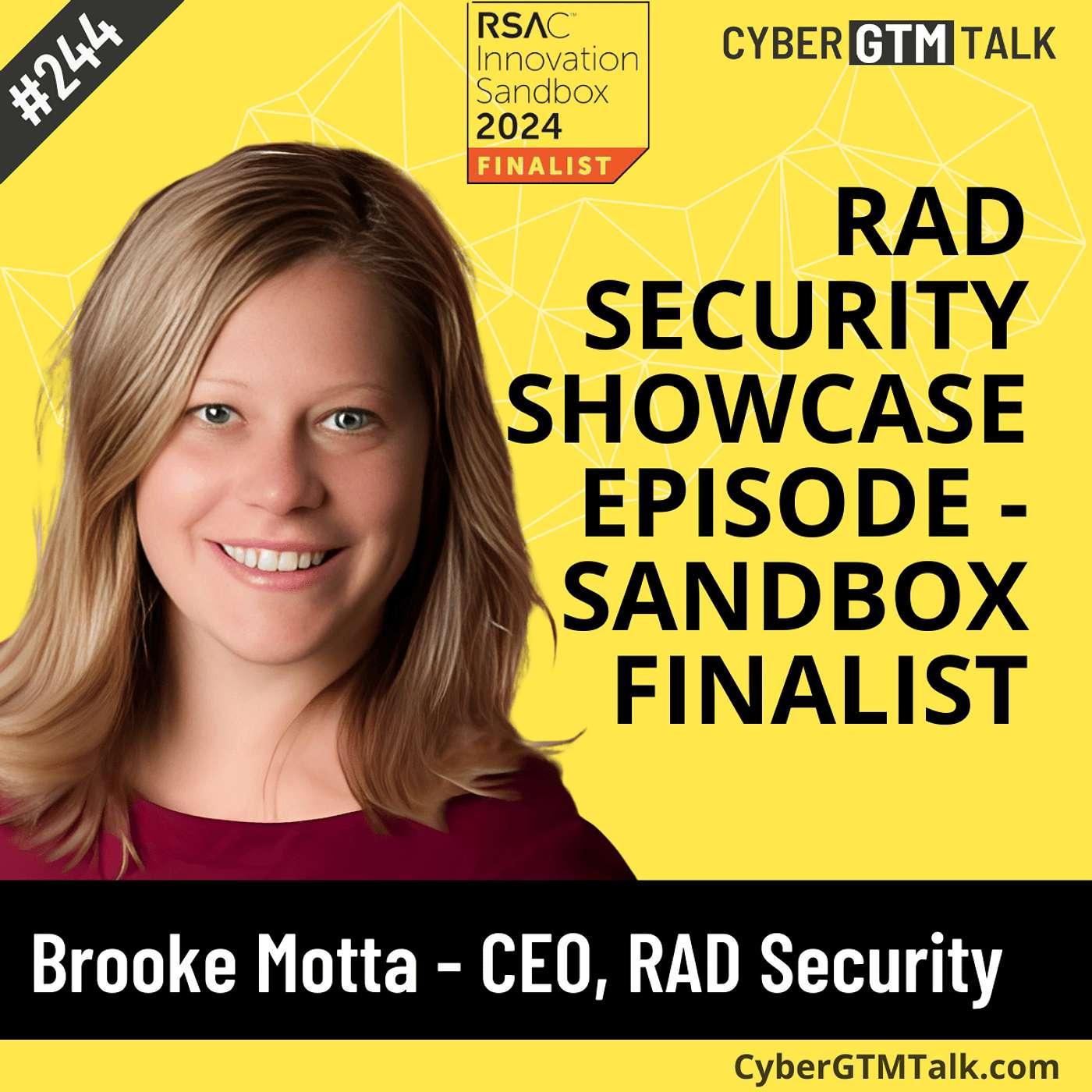 RSAC Innovation Sandbox Finalist: Rad Security with CEO, Brooke Motta ...