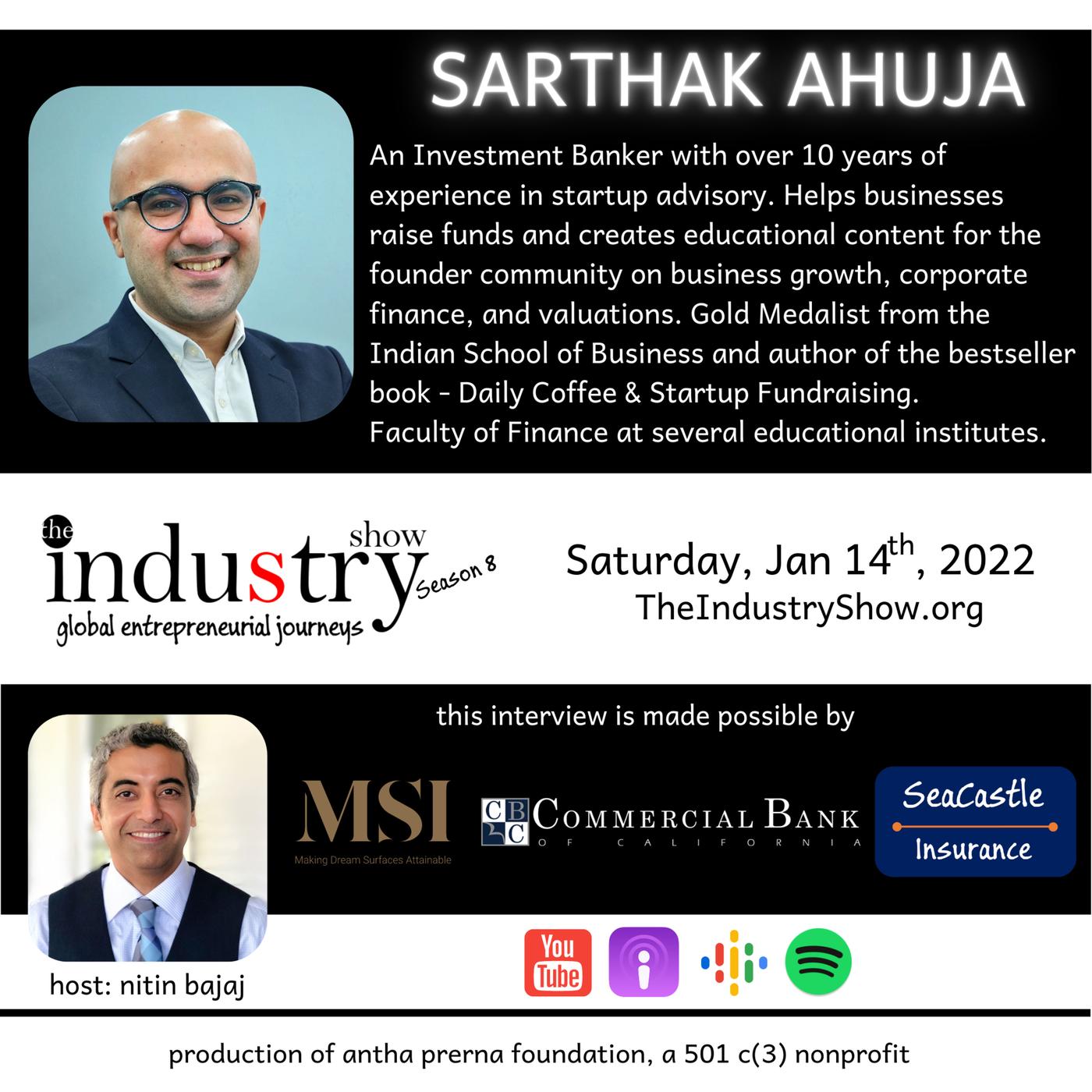The INDUStry Show w Sarthak Ahuja - The INDUStry Show (podcast ...