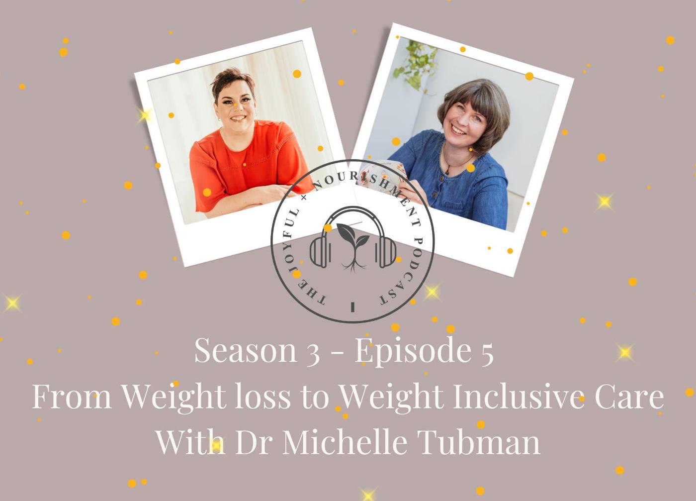 SE3 -Ep5: From Weight loss to Weight Incusive Care with Dr Michelle ...