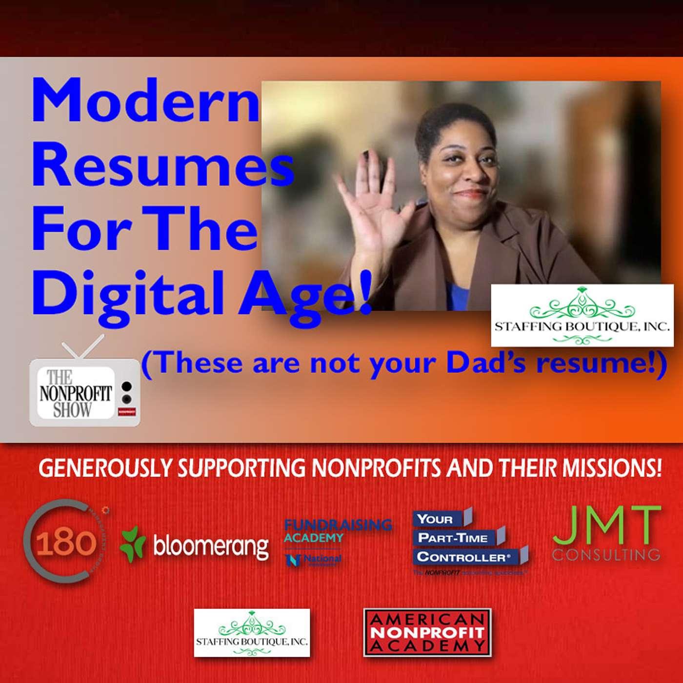 Modern Resumes For The 2024 Digital Age! - The Nonprofit Show (podcast ...