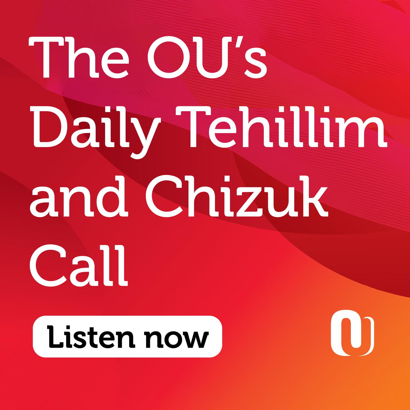Tehillim Call 06/27/24 Rabbi Moshe Walter - The OU's Daily Tehillim and ...