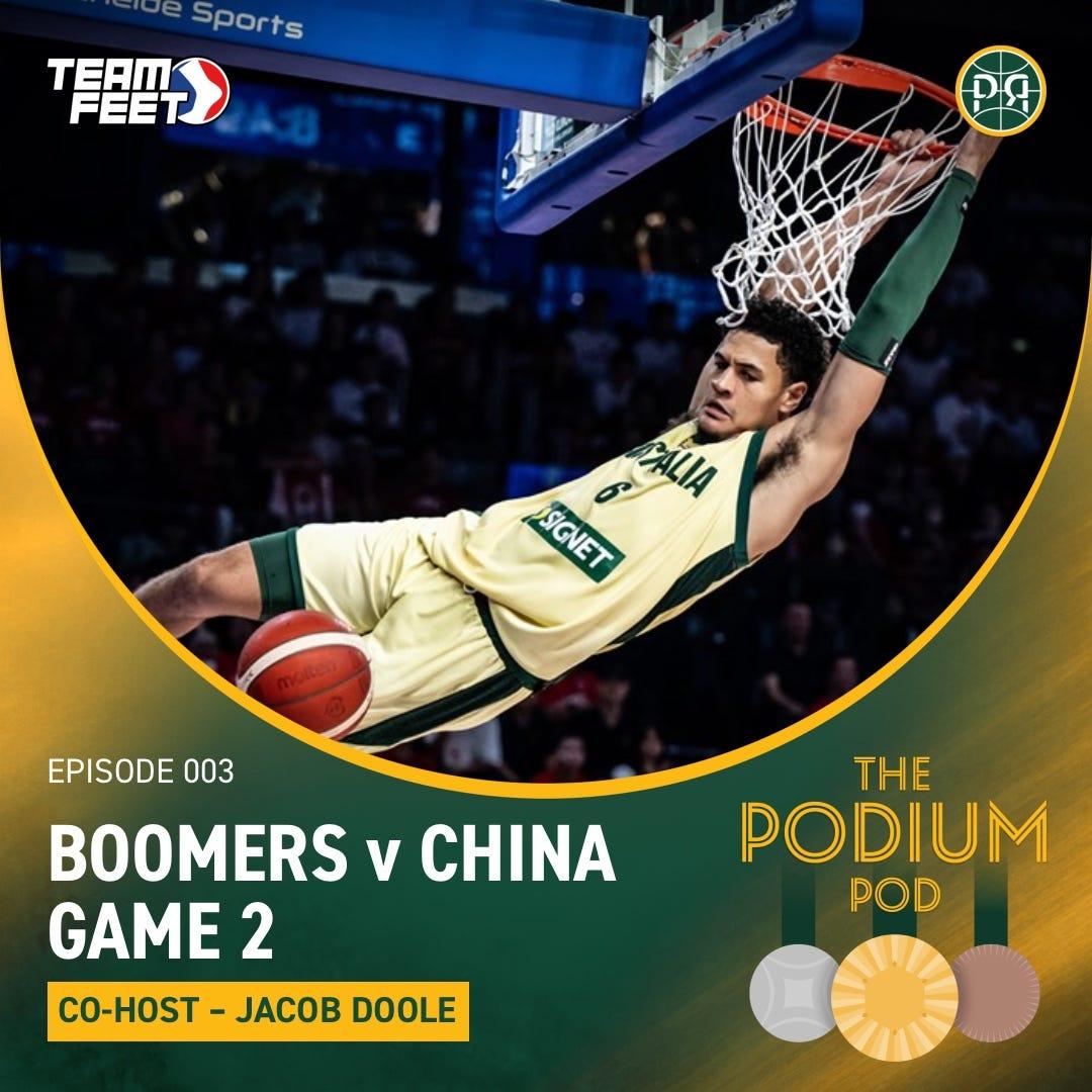 Podium Pod 2024, Episode 03: Boomers defeat China 91-58 | Listen Notes