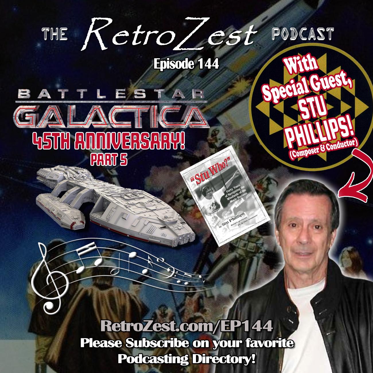 144: STU PHILLIPS Interview - Battlestar Galactica - 45th Anniversary ...