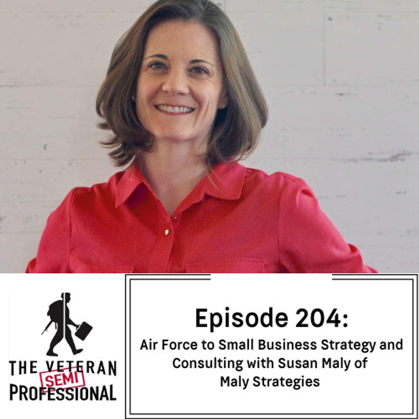 Ep. 204: Air Force to Small Business Strategy and Consulting with Susan ...