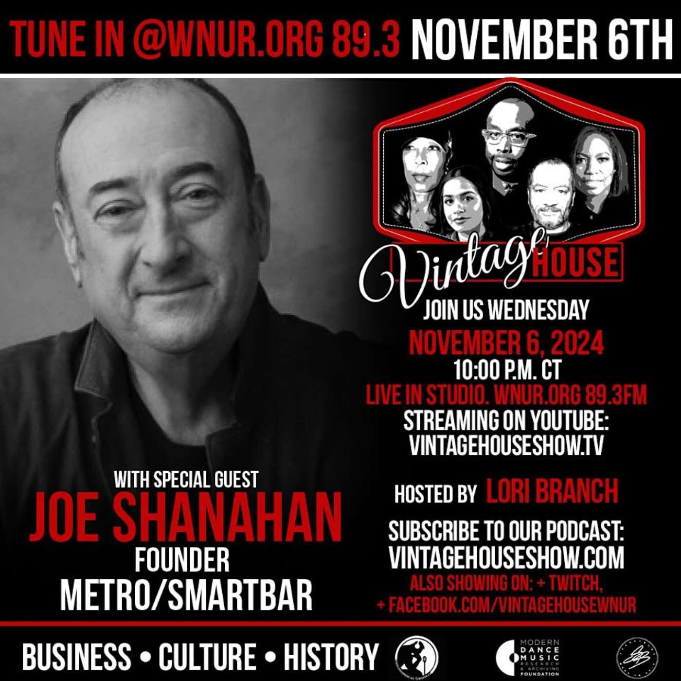 Joe Shanahan, Owner of Metro with DJ Lori Branch LIVE in the WNUR ...