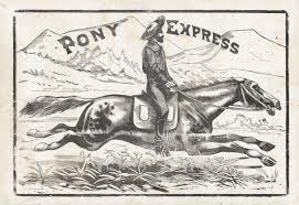Here Comes The Pony Express - Today In History with The Retrospectors ...