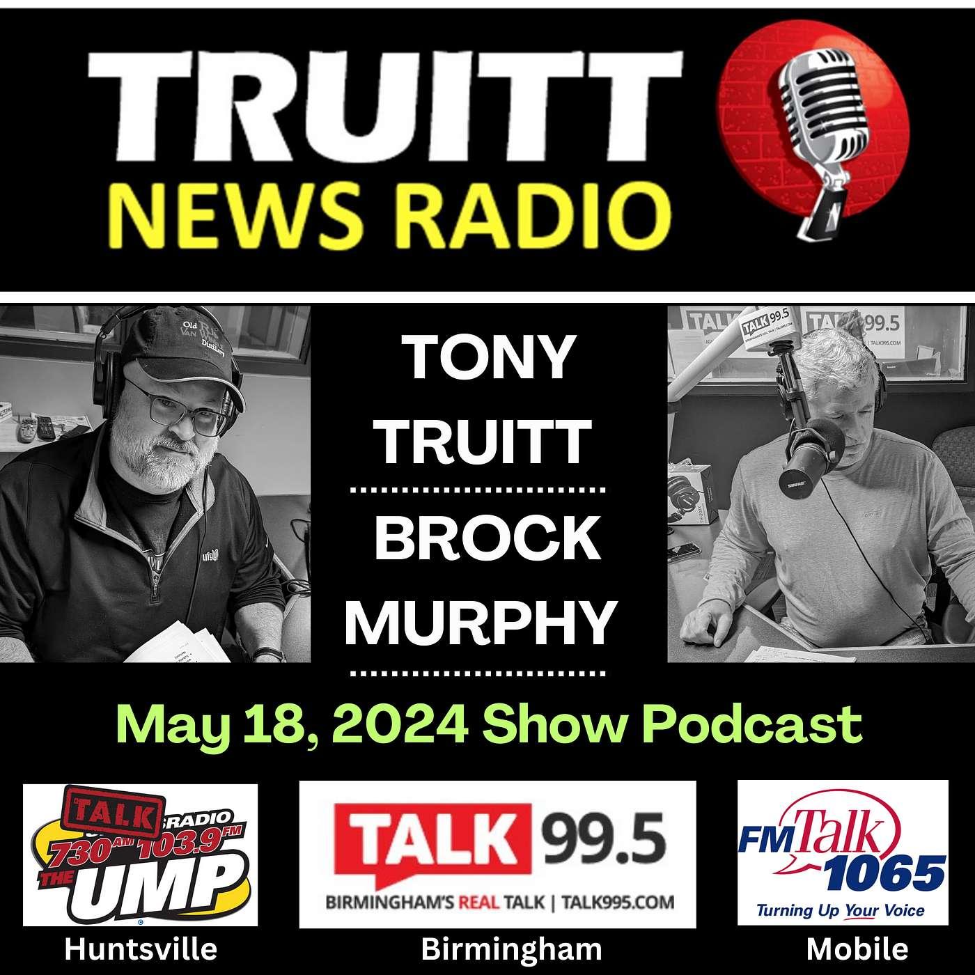 May 18, 2024 TRUITT NEWS RADIO SHOW: Guests were Daniel Murray (owner ...