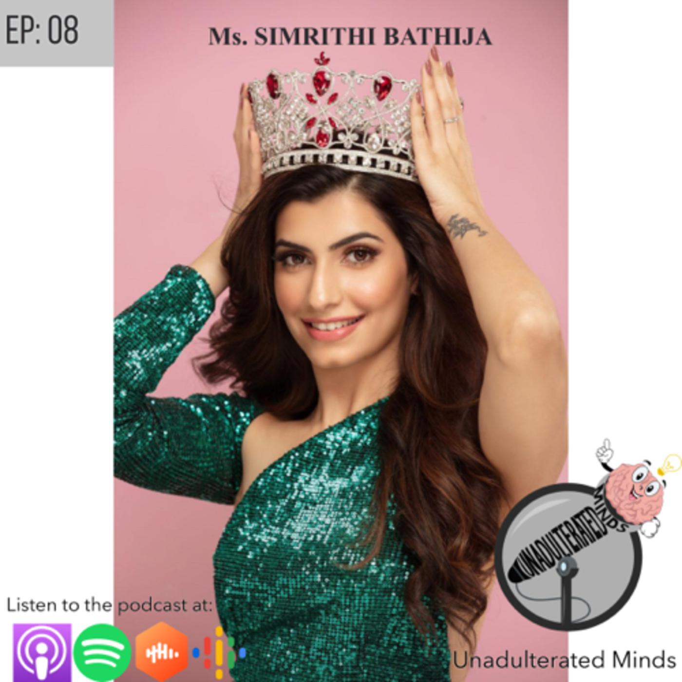 Miss India International Simrithi Bathija On her Journey To Success ...