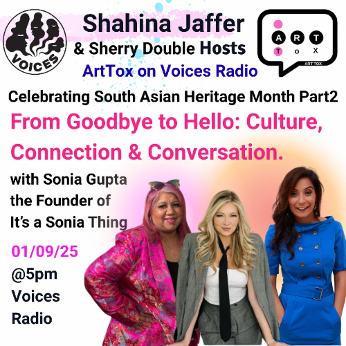 Artox: From Goodbye to Hello: Culture, Connection & Conversation 01/09 ...