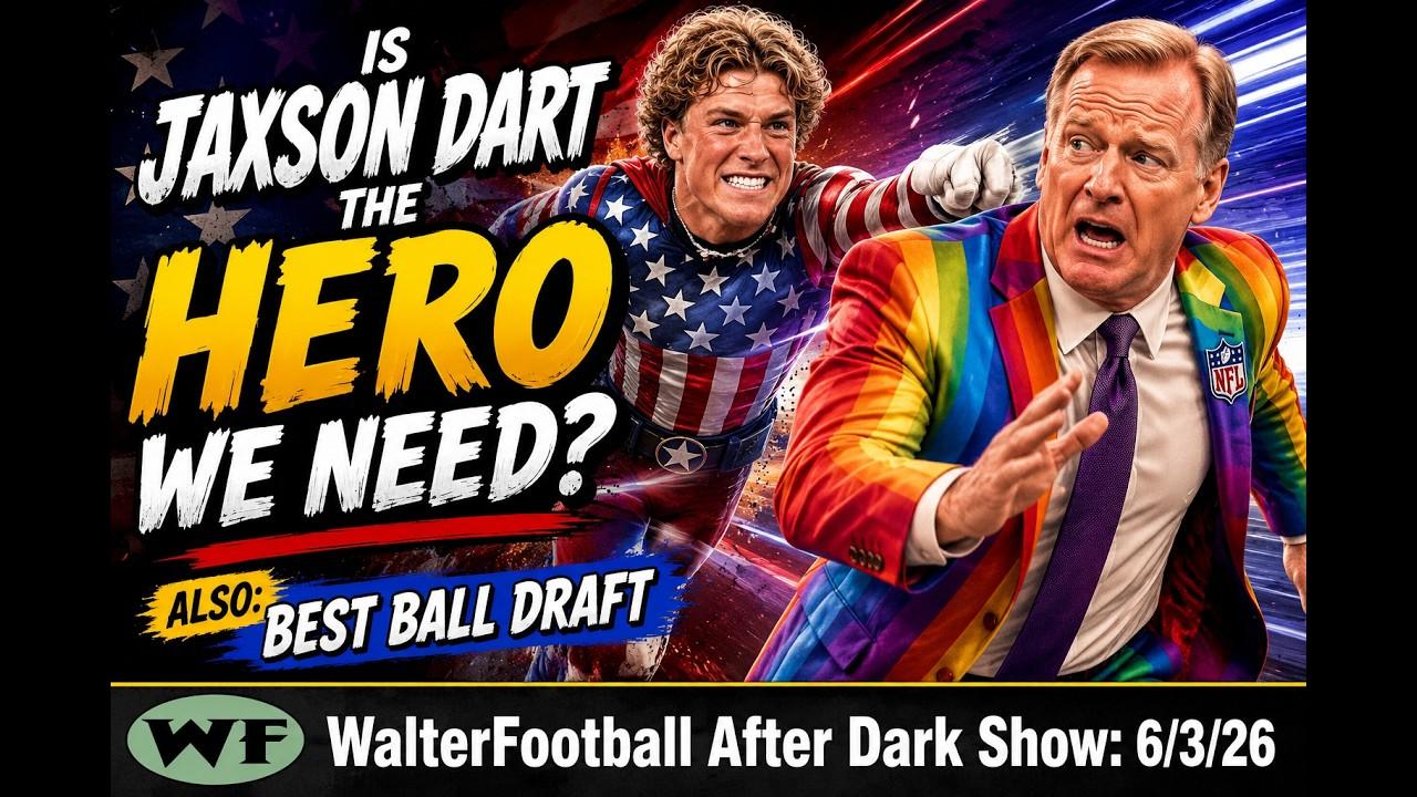 New 2026 NFL Best Ball Draft w/Mike Luchene: WalterFootball.com After ...