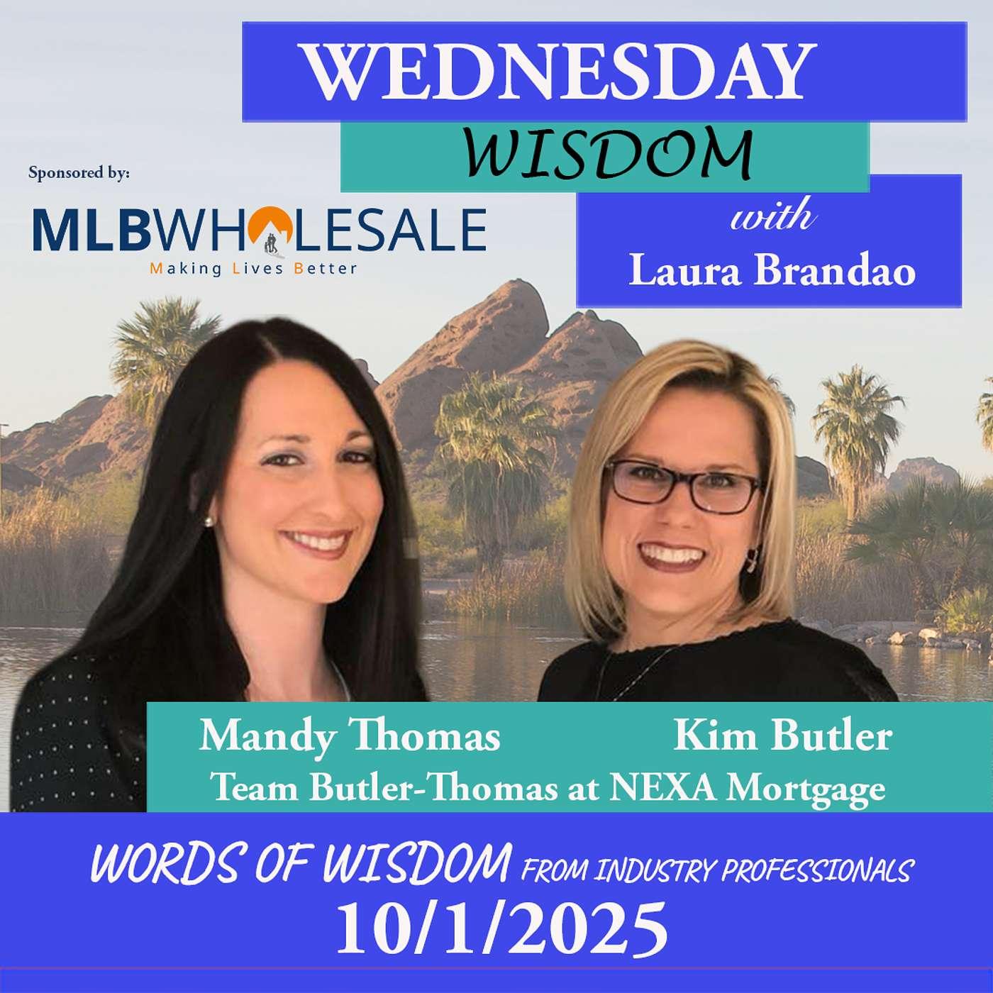 Wednesday Wisdom with Kim Butler and Mandy Thomas - Wednesday Wisdom ...