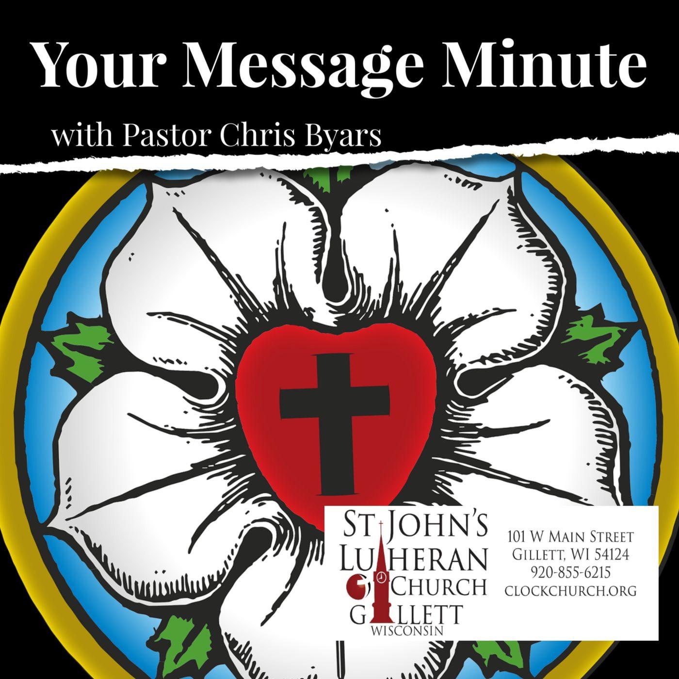 Your Message Minute with Pastor Chris Byars - September 2, 2021 ...